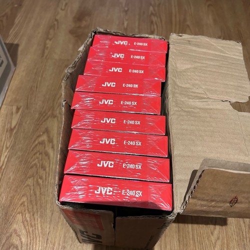 JVC SX 240 Blank VHS Cassette Tape High Performance E240SX ( SET OF 9 ...