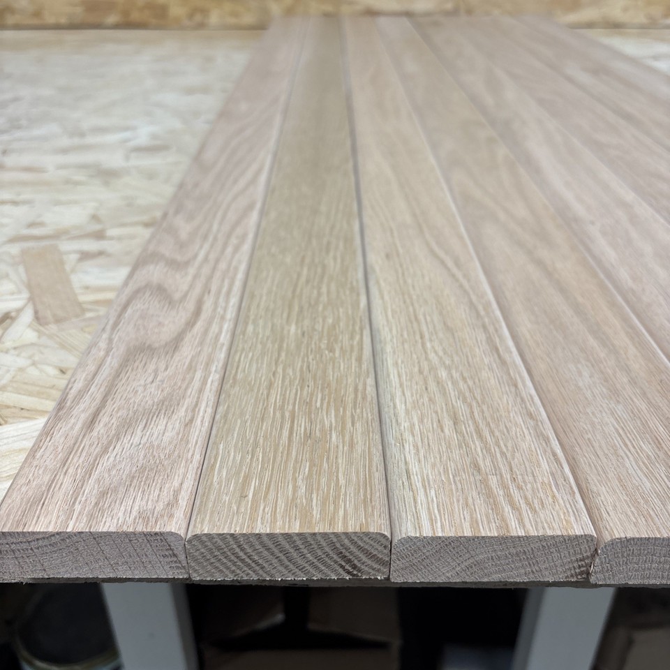 Oak Garden Bench slats 4ft,2 seat,1220mm 60mm X 20mm X 8 Slats. E4 ...