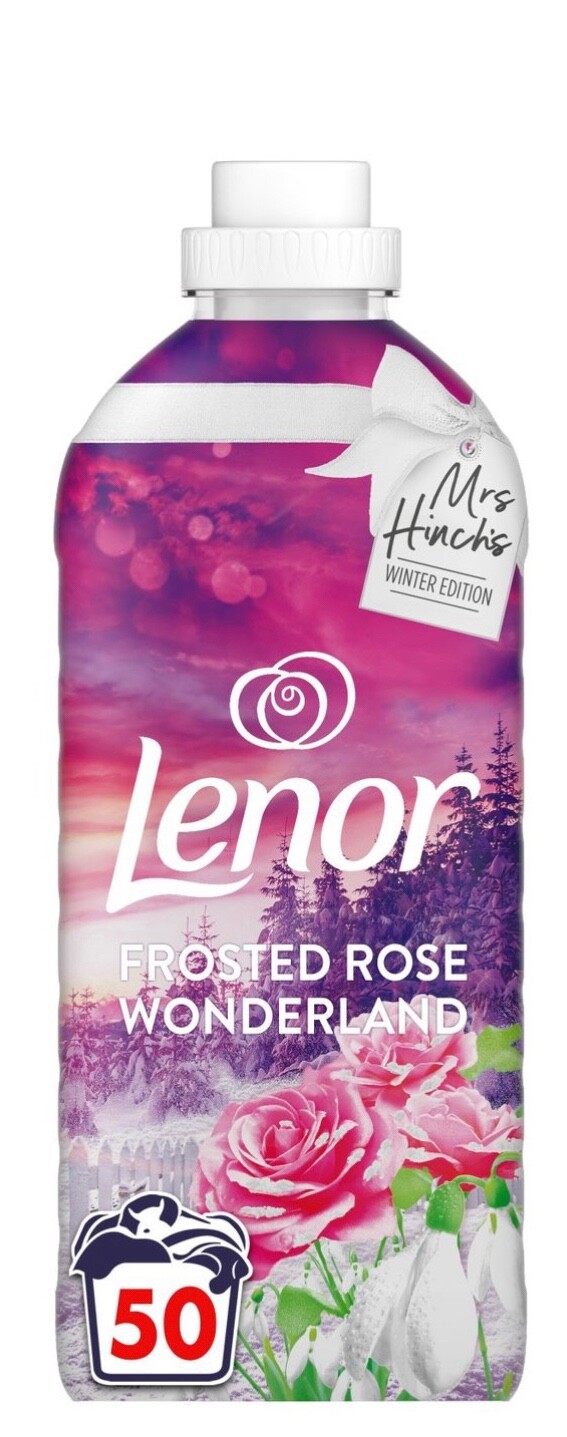 Lenor Mrs Hinch Frosted Rose Wonderland Fabric Conditioner 50 Washes ...