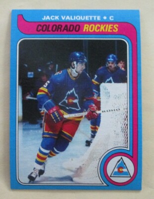 JACK VALIQUETTE Colorado ROCKIES 1979-80 TOPPS HOCKEY CARD #229 | eBay