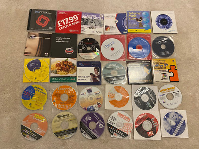 PC CD-ROMS From Vintage Computer Magazines Etc - Bundle Of 30 CDs (Lot ...