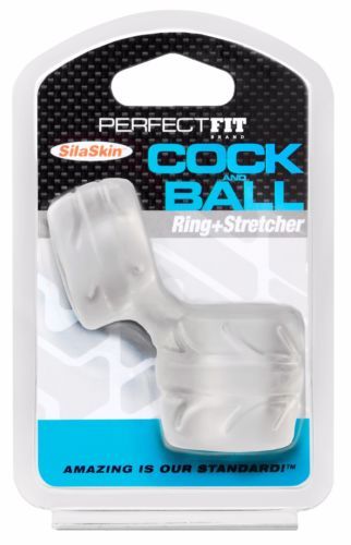 SilaSkin Cock & Ball Ring and Stretch Clear - Male Erection Stretcher ...