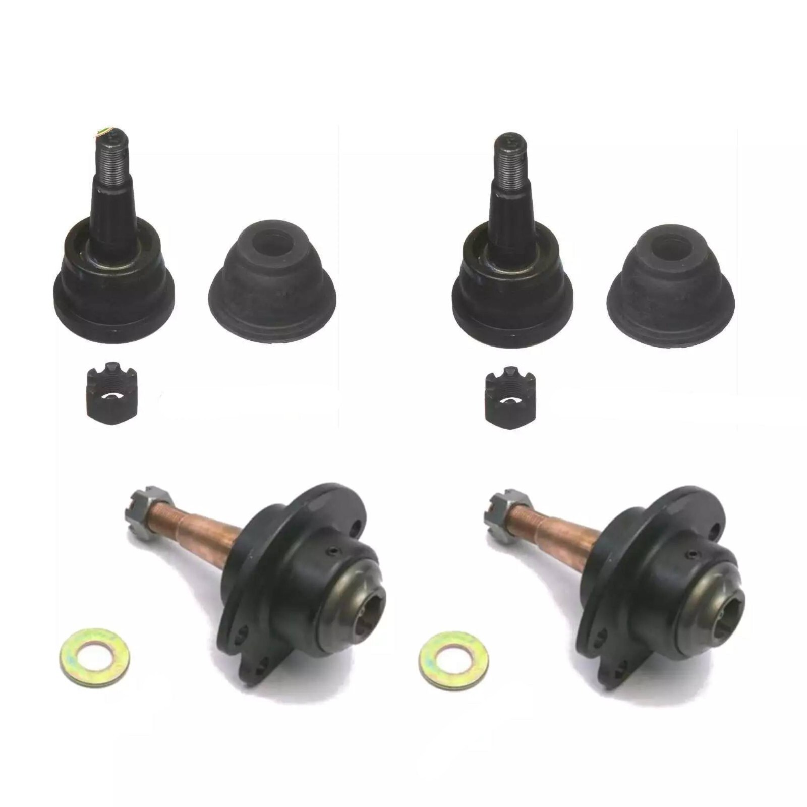4 Pc Front Upper & Lower Ball Joints Chevrolet C10 G10 Gmc G20 P10 G15 ...