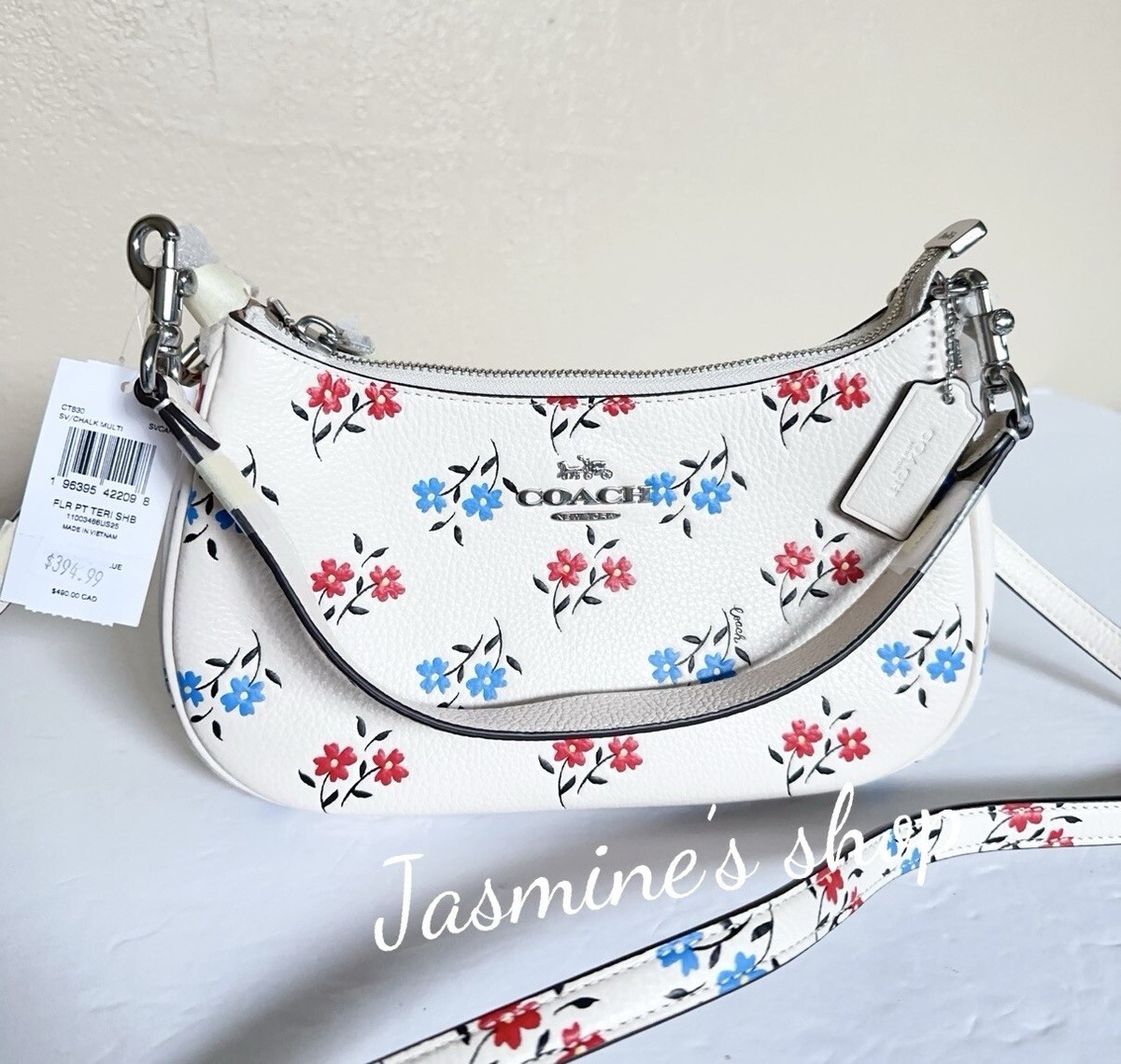 NWT coach Teri Shoulder Bag With Floral Print CT830 | eBay NWT coach Teri Shoulder Bag With Floral Print CT830 | eBay