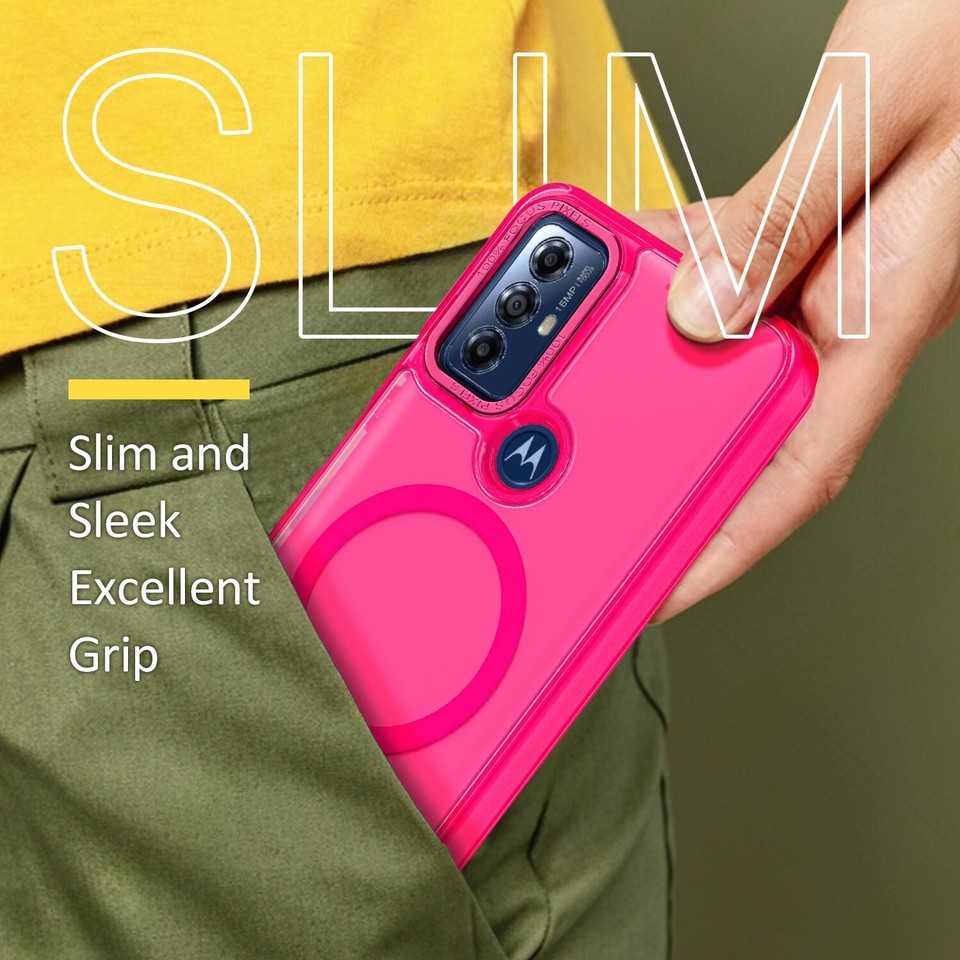 For Motorola Moto g GO (XT2163-7) Case Magsafe Slim Protector Phone ...