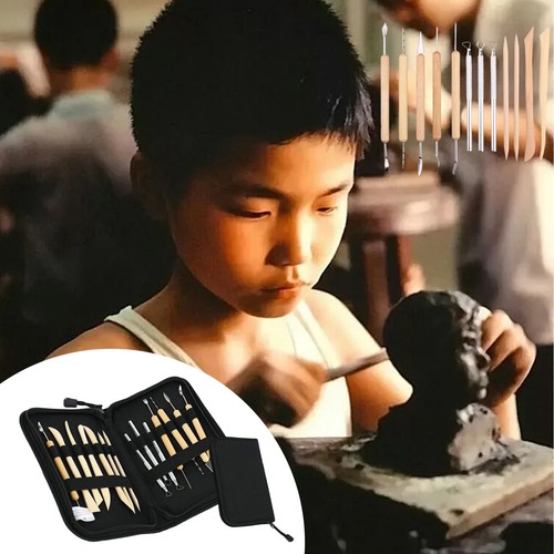 14pcs/set Pottery Carving Kit Convenient Cleaning Modeling Clay Tools ...