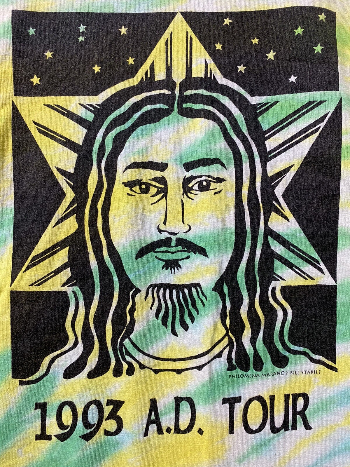 Jesus Christ Superstar Musical 1993 AD Tour Tie-Dye 9… - Gem