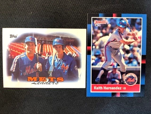 MLB - Keith Hernandez 1988 Topps Mets Team Leaders & 1988 Donruss ...