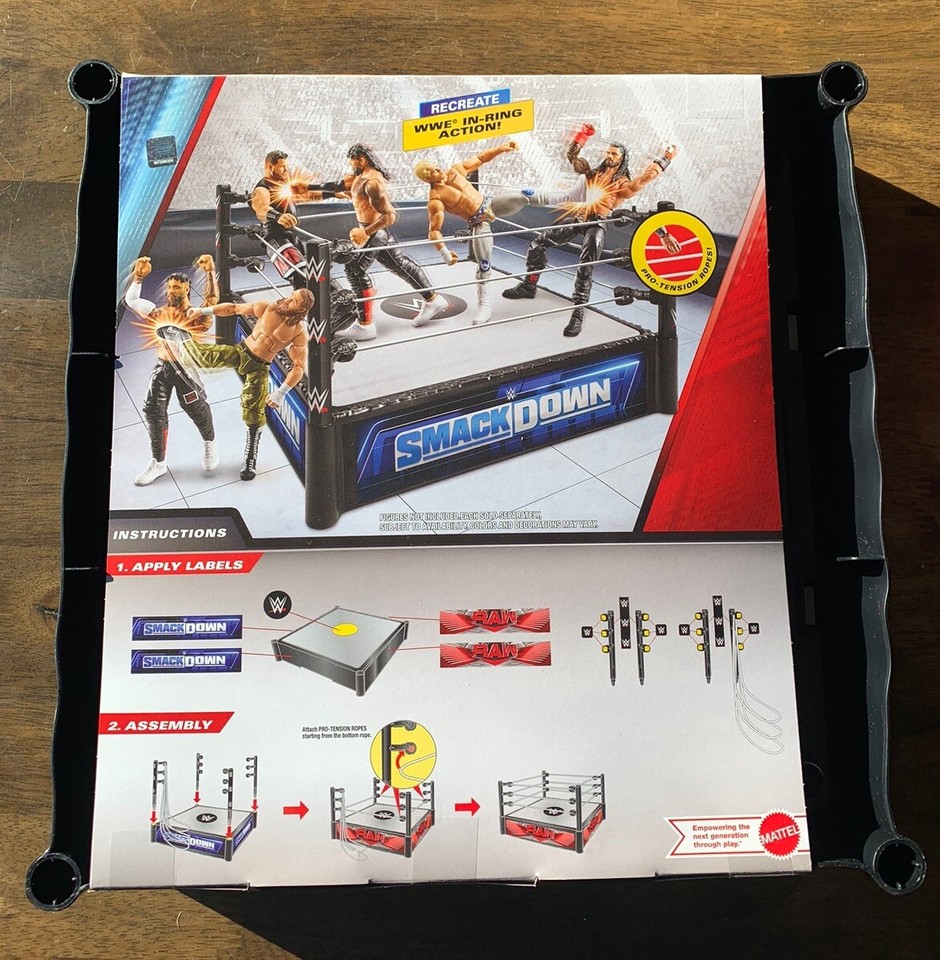 New WWE Superstar Ring Raw And Smackdown Apron And Spring Loaded Mat | eBay