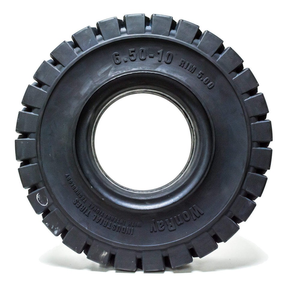 4pk 6.50-10 Forklift Solid Tire 6.50x10 650x10 65010 Lift Truck R701 | eBay