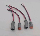 2 x Deutsch DT 2-Pin Pigtail Kit, 14AWG Pure Copper GPT Wire Connector ...