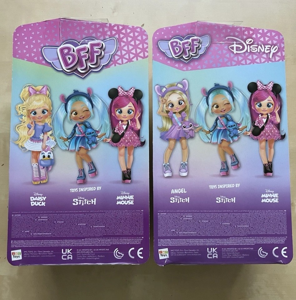 Disney BFF Cry Babies Angel Lilo Stitch Doll Moveable Brand New In Box ...