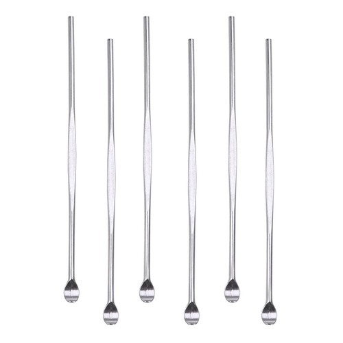 6pcs Stainless Steel Ear Metal Ear Spoon Ear Cleaner Tool Earwax ...