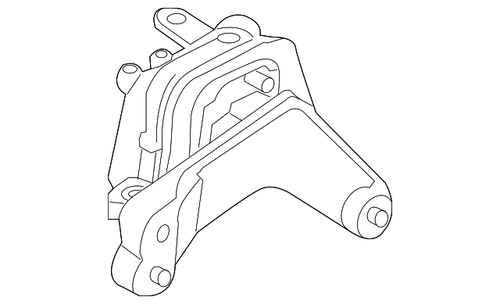 Genuine Volkswagen Motor Mount 5Q0-199-262-CM | eBay