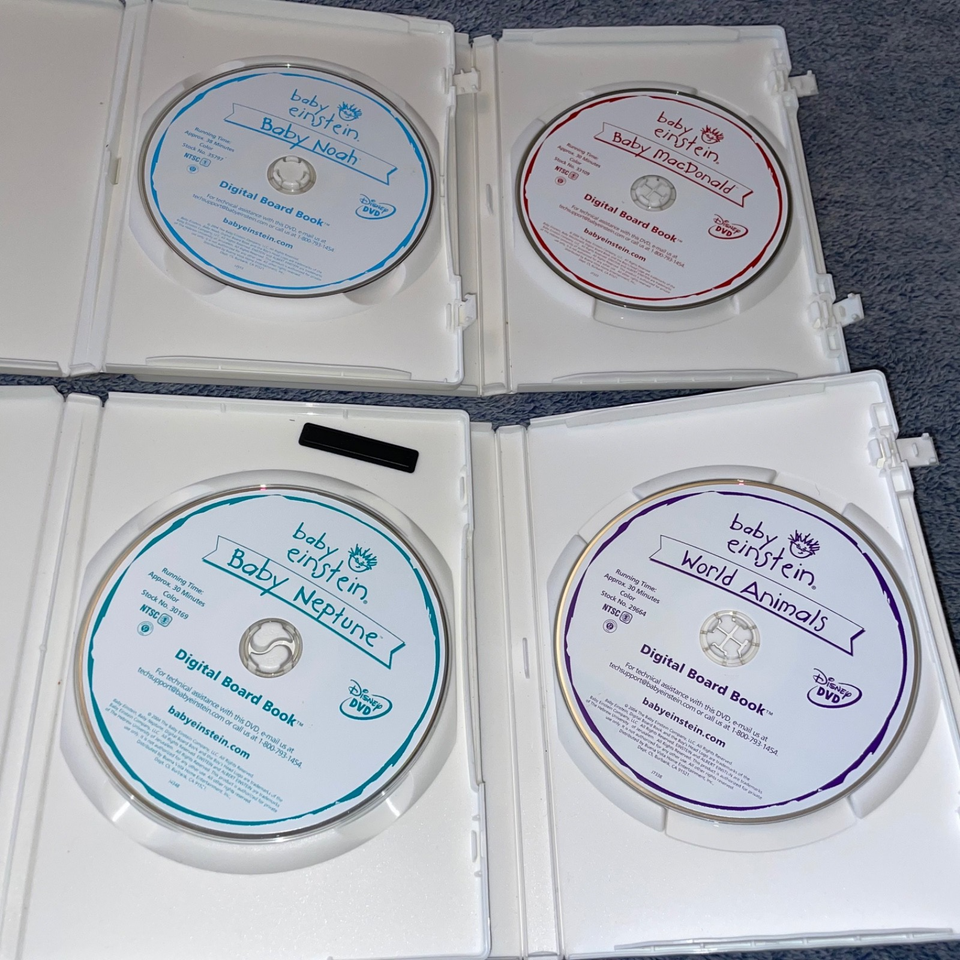 Baby Einstein Lot of 16 Educational DVD's Math Science Language Art ...