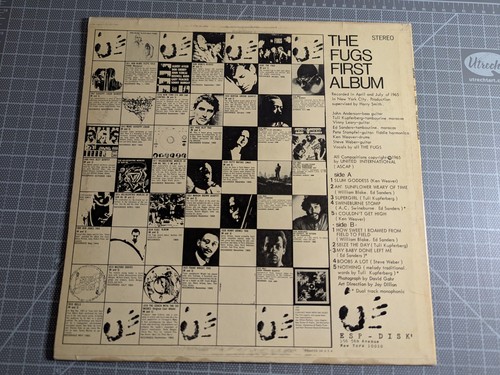 The Fugs First Album - LP- ESP 1018 - VG+/VG+ | eBay