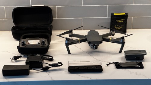 DJI Mavic Pro 4K Drone Fly More Combo (extra Batteries, charger, zipper ...