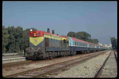 metal sign trains 391098 israel ry emd g12 with train jerusalem station ...