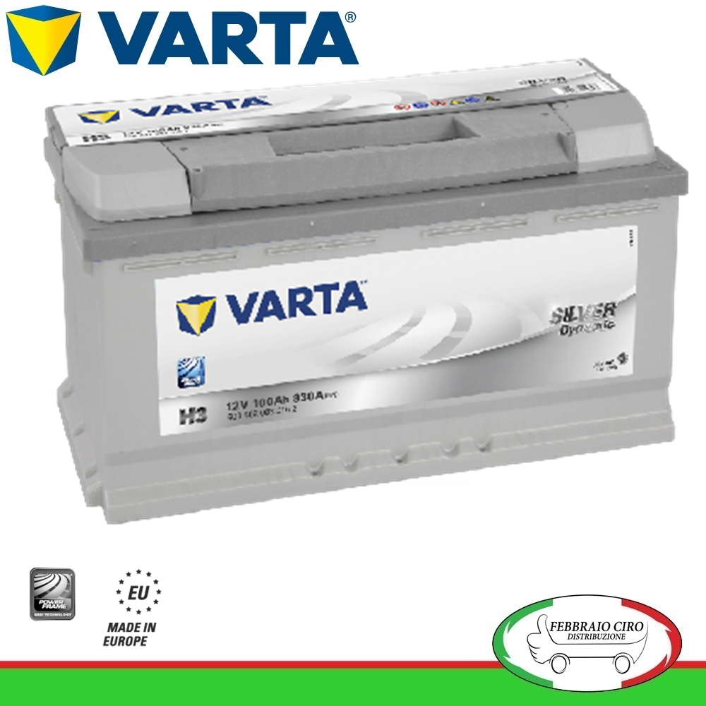 Batteria Varta 100Ah 12V Silver Dynamic H3 600 402 083 4016987119808 | eBay