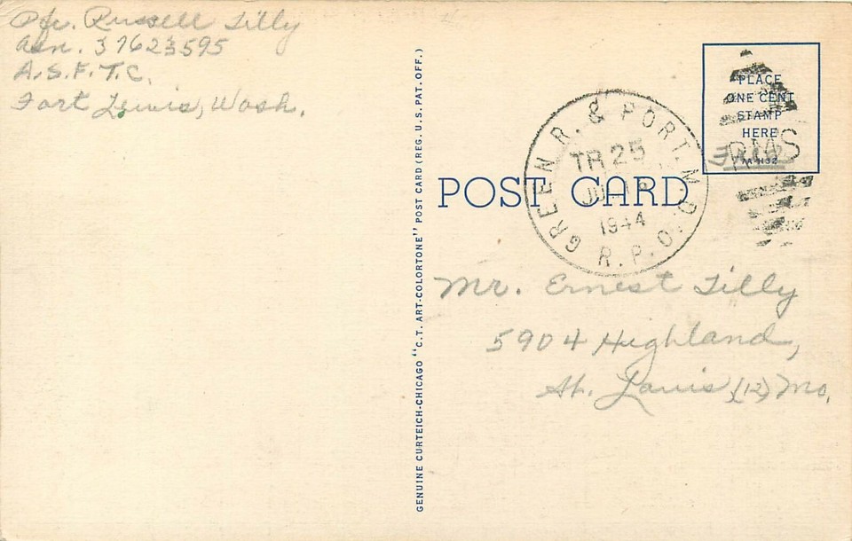 POCATELLO, IDAHO - UNION PACIFIC DEPOT - OLD 1944 POSTCARD | eBay