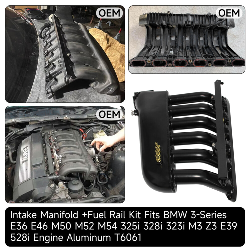 Intake Manifold +Fuel Rail For BMW E36 E46 M50 M52 325i 328i 323i M3 Z3 ...