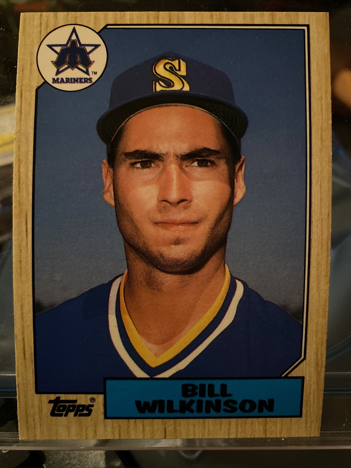 1987 Topps Traded Baseball Bill Wilkinson #127T Seattle Mariners Rookie ...