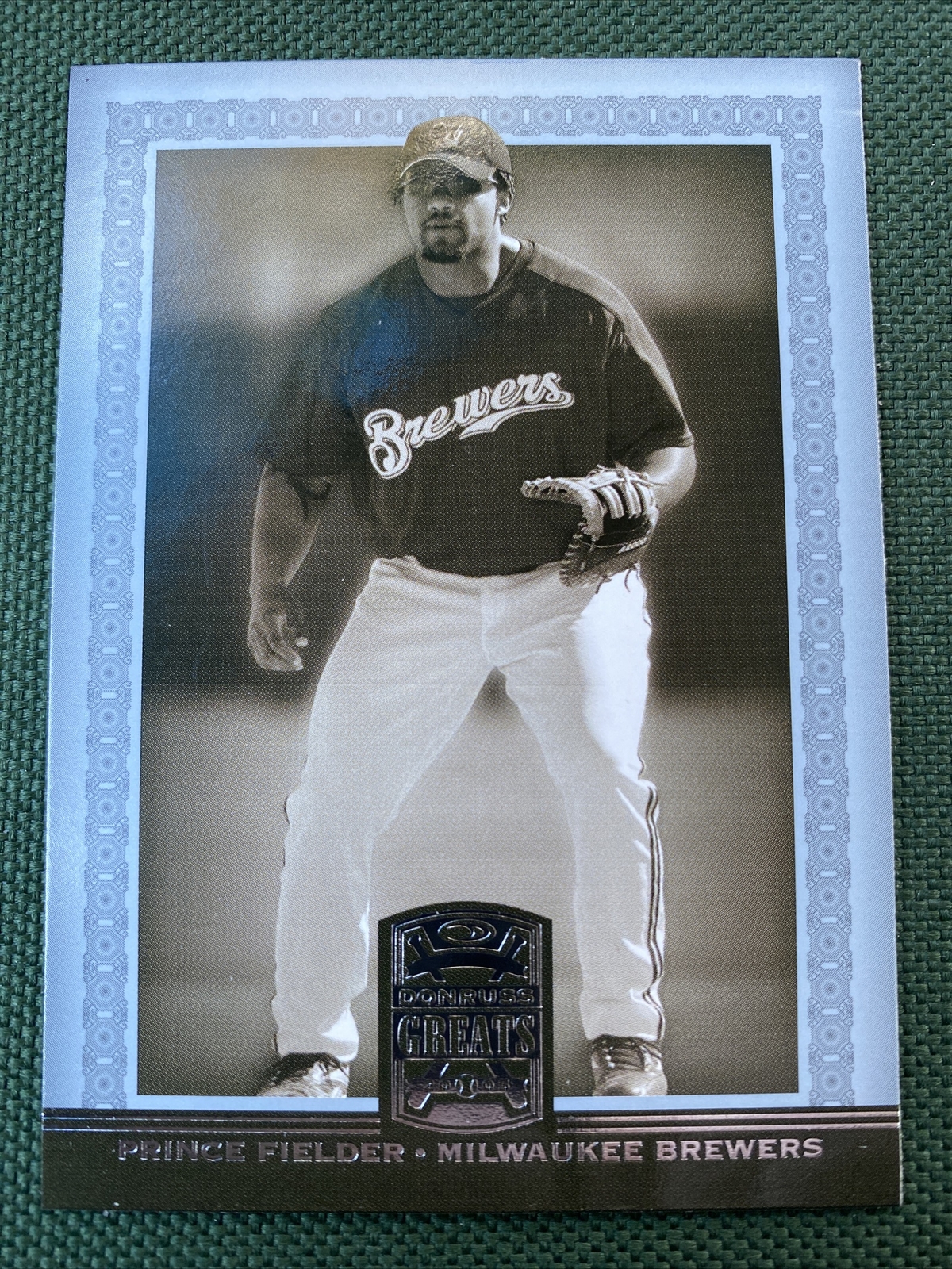 2005 Donruss Greats PRINCE FIELDER Rare Rookie Card RC #141 Milwaukee ...