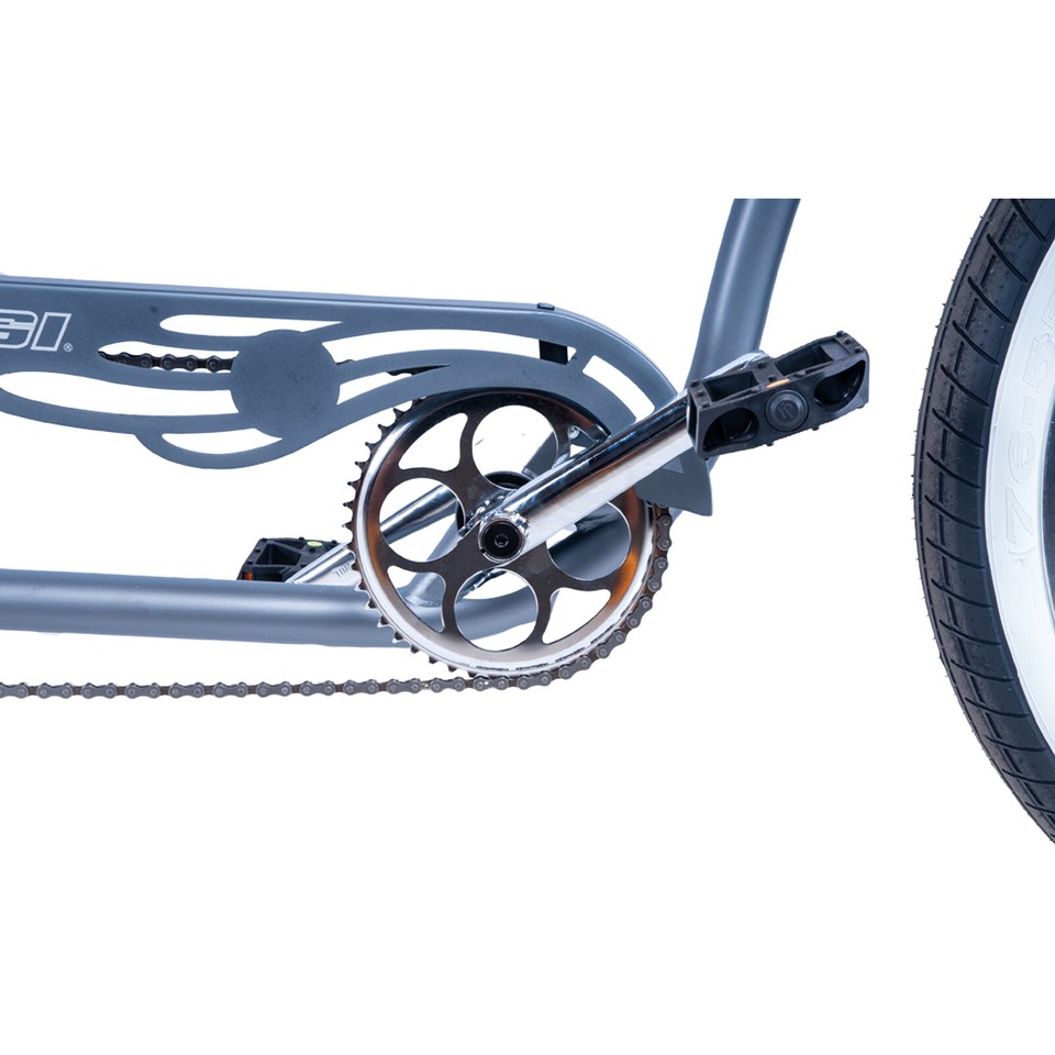 26" Shimano 7 Speed Cruiser bike Fat Tires Disc Brakes Chopper Stretch ...