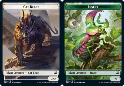 Cat Beast Token // Insect Token - Foil x1 NM Magic the Gathering 1x ...