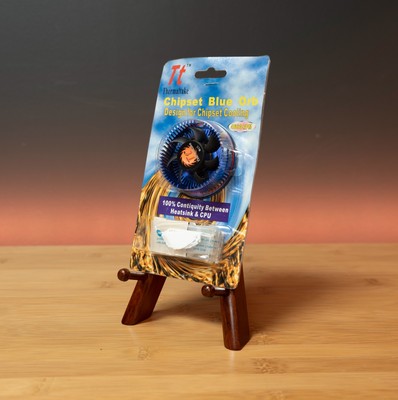 New Vintage Thermaltake Chipset CPU Blue Orb Heat Sink Fan 50mm | eBay ...