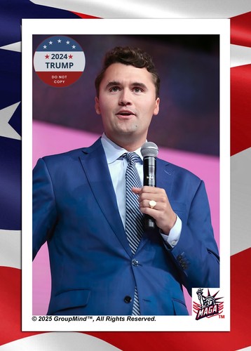 CHARLIE KIRK PHOTO CARD 4X6 PHOTO CARD - GOD BLESS YOU CHARLIE! | eBay