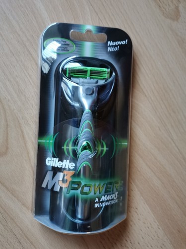 Razor GILLETTE M3 POWER Pack + 2 cartridges VINTAGE M 3 ORIGINAL Mach3 ...