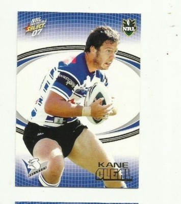 2007 NRL SELECT INVINCIBLE CANTERBURY BULLDOGS KANE CLEAL #25 CARD | eBay