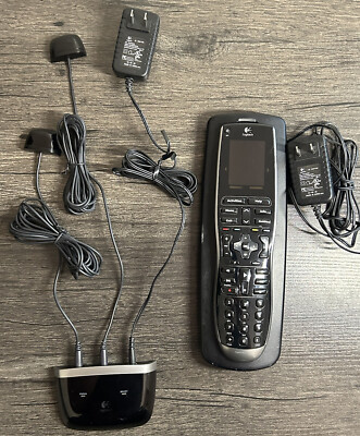 Logitech Harmony 900 Remote Control with Charging Base, Blaster ...