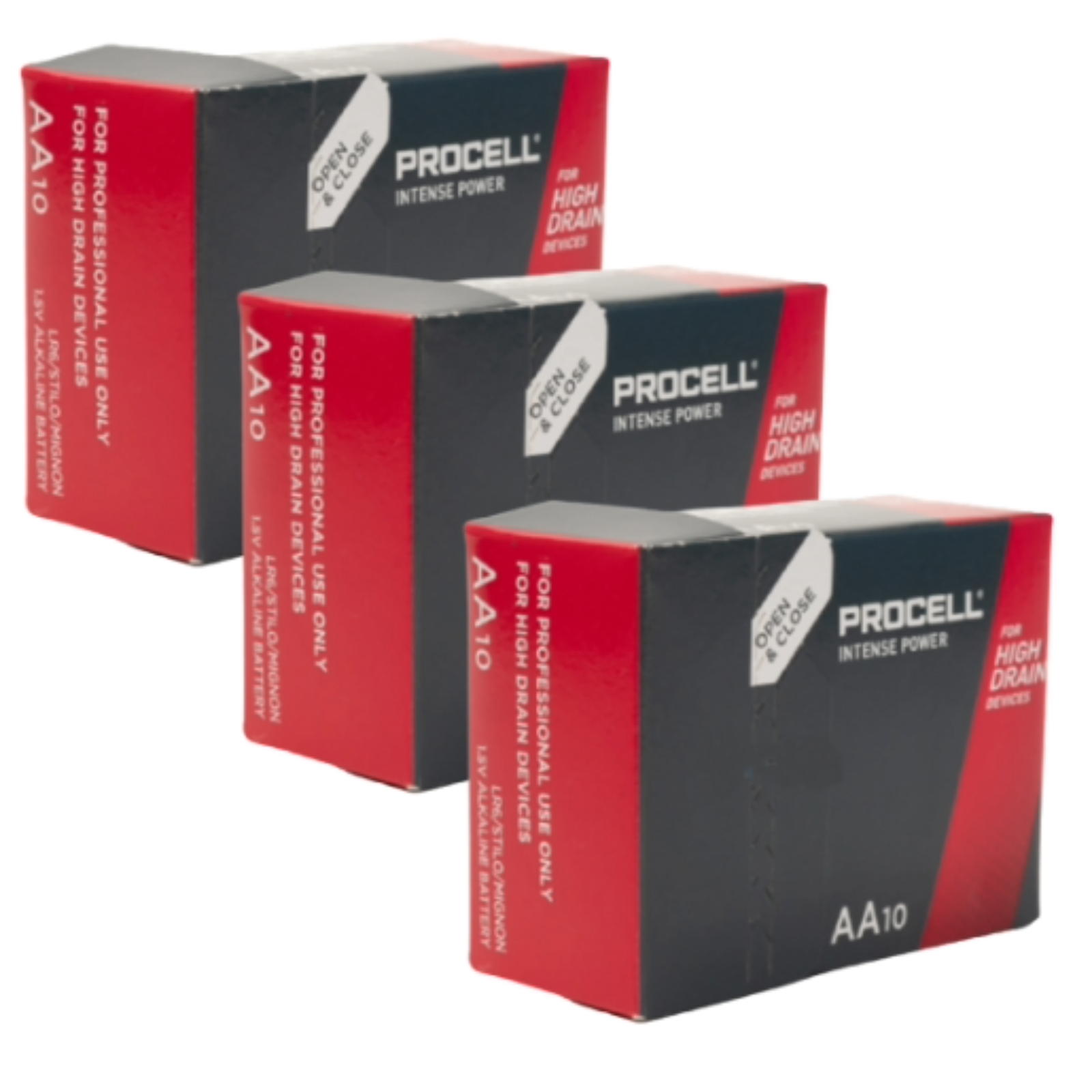 30 x DURACELL INDUSTRIAL PROCELL INTENSE AA ALKALINE 1.5V MN1500 ...