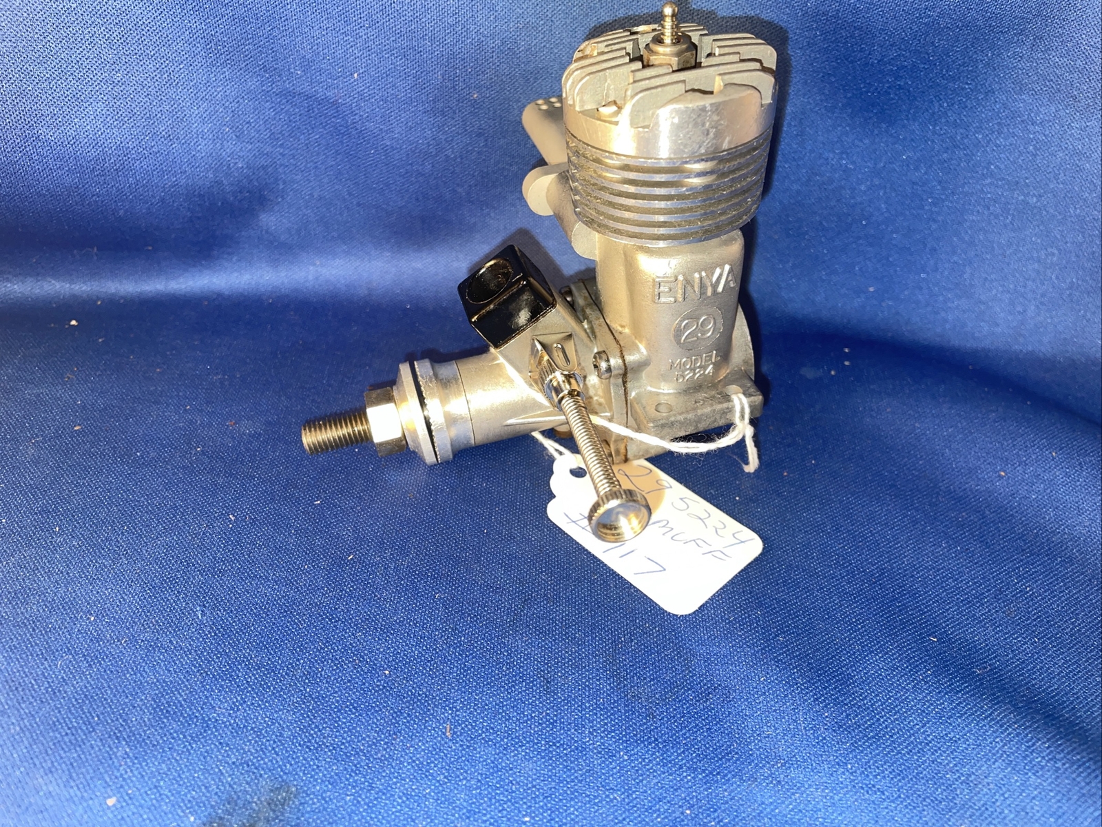 ENYA 29 5224 STUNT ENGINE & T-MUFFLER + PRESSURE TAP COMPLETE NICE #117 ...