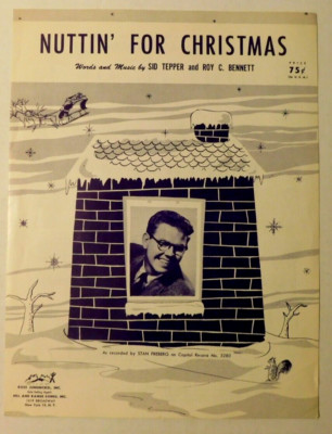 Sheet Music Stan Freberg "Nuttin' for Christmas" © 1955 | eBay