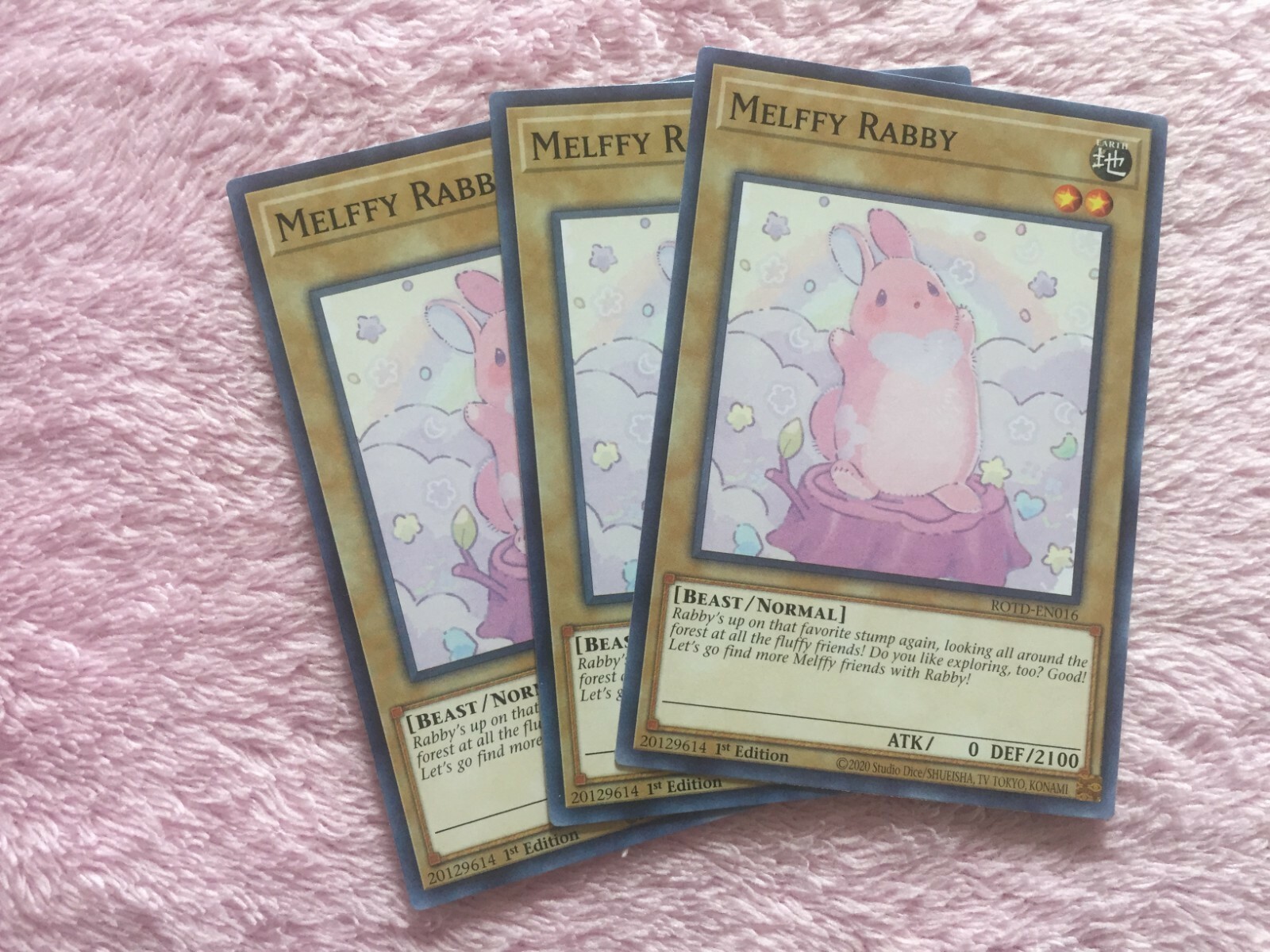 Yugioh 3x Melffy Rabby - ROTD-EN016 - Common - 1st Edition Mint | eBay