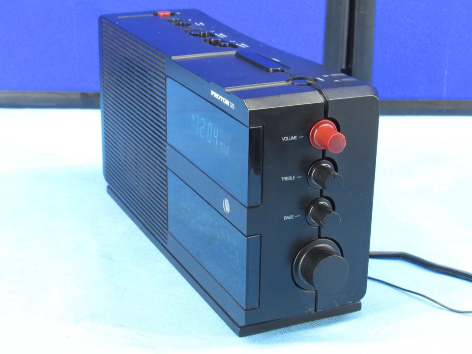Vintage PROTON 320 AM/FM Dual Alarm Clock Radio Fully Tested Quality ...