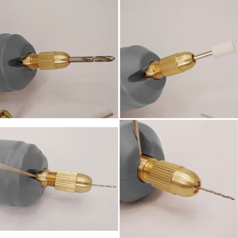 Electrical Pin Vise Kit with Grinding Head Drill Bits for Resin Jewelry ...