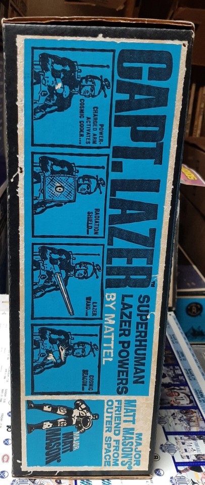VINTAGE MATTEL MAJOR MATT MASON FRIEND FROM MARS CAPT LAZER BOXED ...