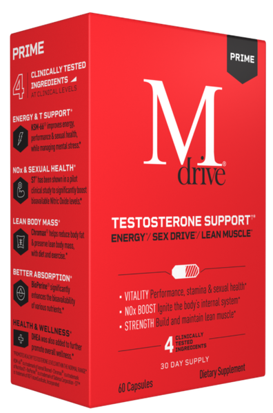 Mdrive Prime Testosterone Support Capsules - 60 Count for sale online ...