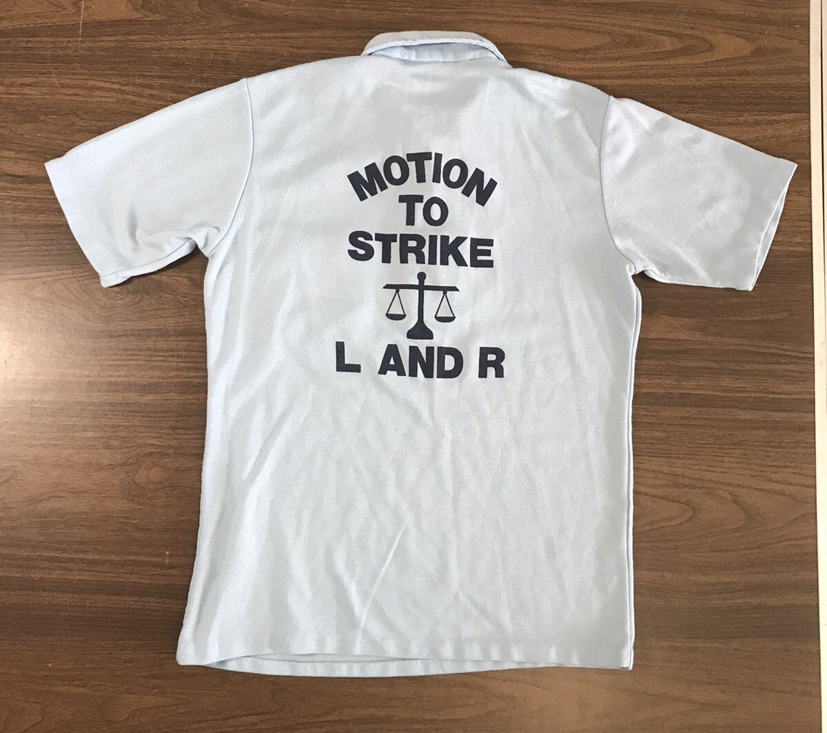 Men’s Vintage Motion To Strike Left And Right Polo Sh… - Gem