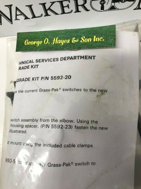 Walker Mower Grass-PAK Switch Update Kit (5592-20) for sale online | eBay