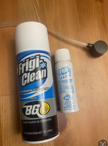 BG FRIGI-CLEAN A/C Evaporator FOAM & FRIGI FRESH Anti Bacterial For ...