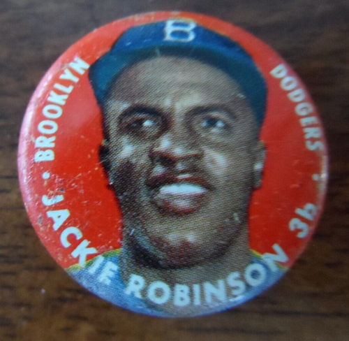 1956 TOPPS BASEBALL PIN JACKIE ROBINSON SET BREAK A-2576 | eBay