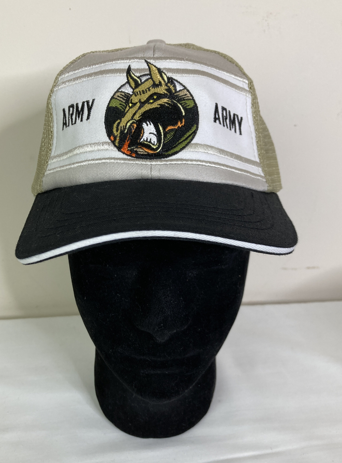 ARMY BEHIND THE ARMY Mesh Trucker Style Snapback Hat … - Gem