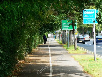 Photo 6x4 Road signs, Lansdown Road, Cheltenham At left is the combined ...