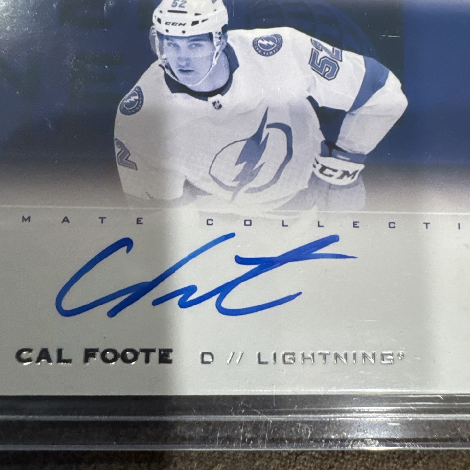 UD Ultimate 2020/21 - Rookie Accents Auto 69/99 - Cal Foote | eBay