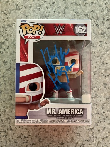 WWE Hulk Hogan Mr America Funko Pop 162 Signed Autograph JSA Witness ...